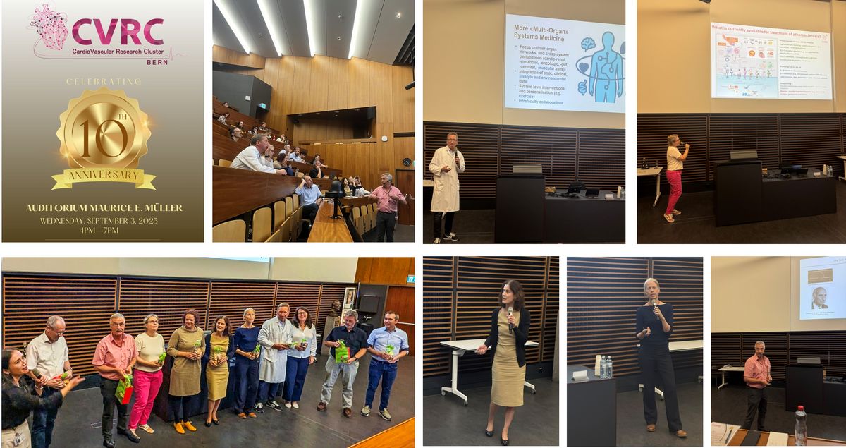 The Cardiovascular Research Cluster Bern (CVRC) Celebrates its 10th ...
